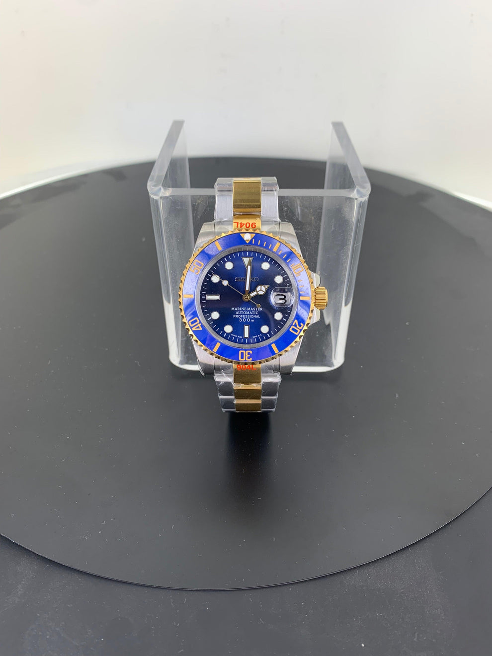 Seiko Submariner Blue Gold – Edelmanwatches